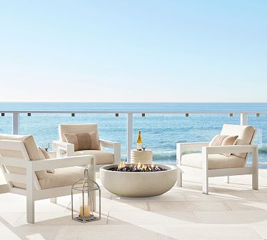 Buckett Concrete Round Fire Pit (48") | Pottery Barn