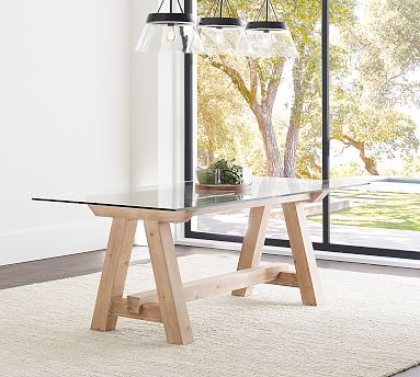 Pottery barn glass table store