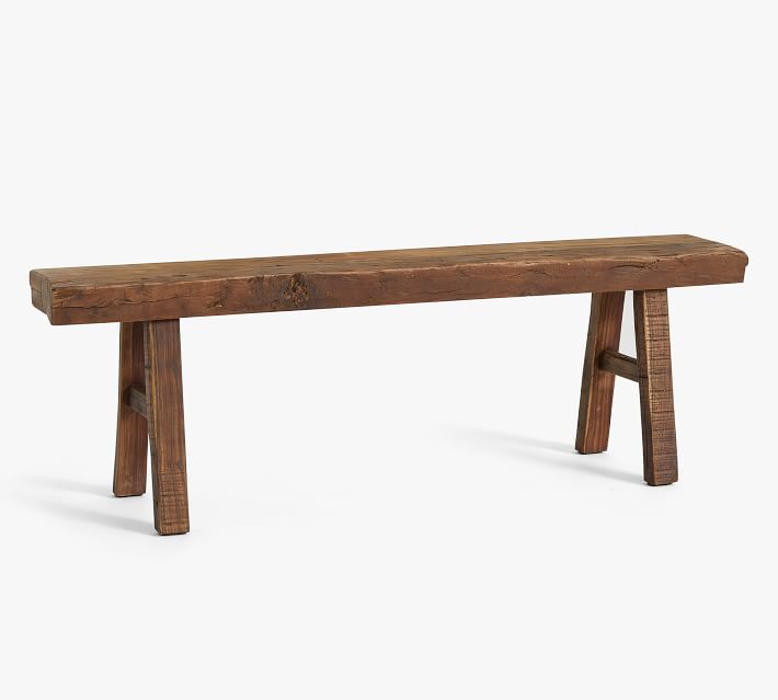 Rustic Reclaimed Wood Bench 60