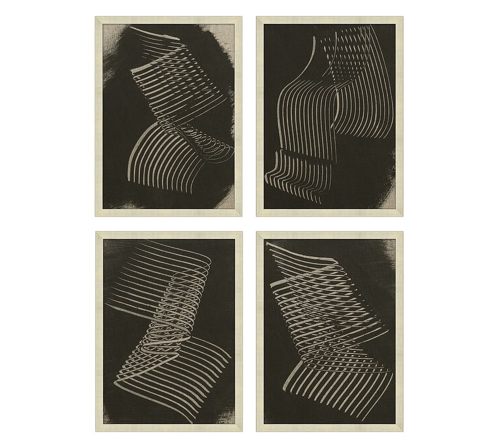Lines on Linen Framed Prints | Pottery Barn