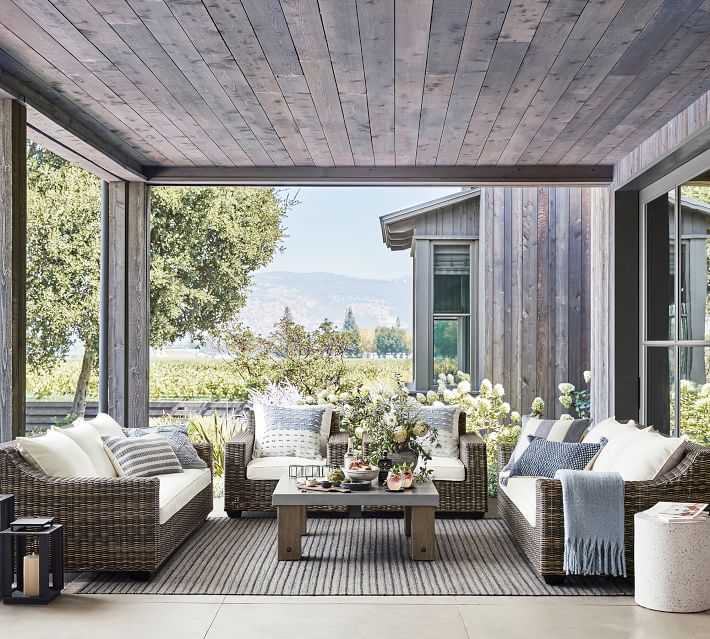 Pottery barn abbott coffee table store