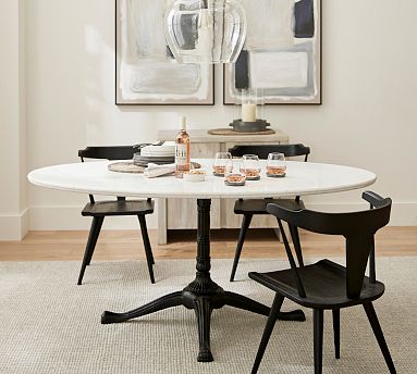 Pottery barn marble dining table store