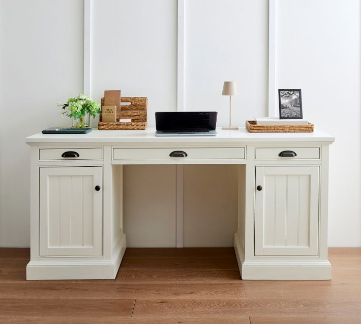 Pottery barn wood computer desk store