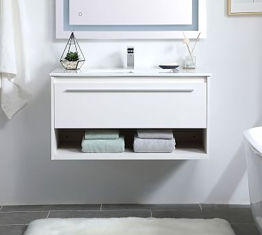 Floating sink cabinet store