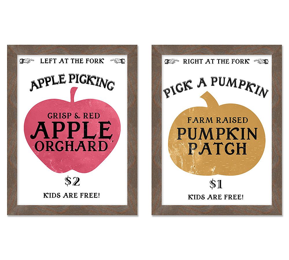 Harvest Picking Signs | Pottery Barn