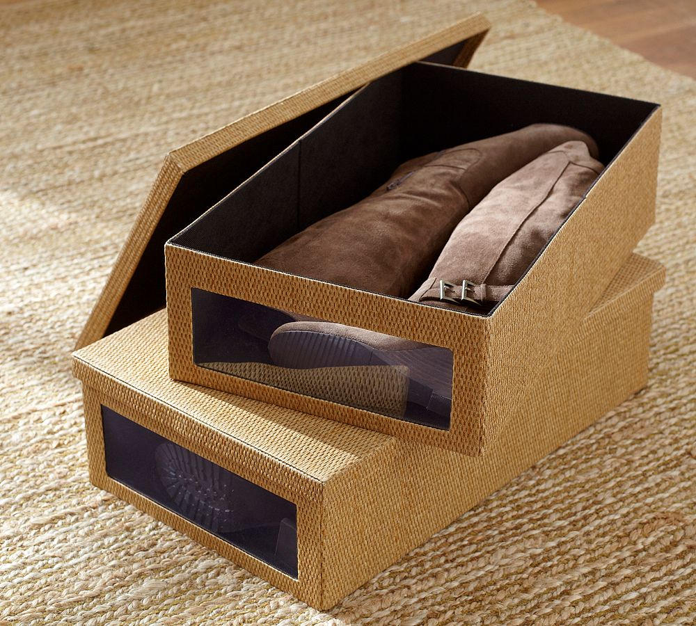 Paloma Collapsible Boot Box | Pottery Barn