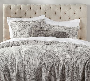 Jaylinn Paisley Print Cotton Patterned Duvet Cover Sham Pottery Barn