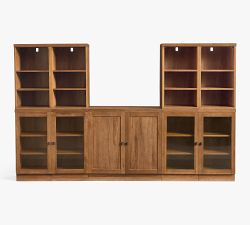 Reed Modular Bar Set with Cabinets (108") | Pottery Barn