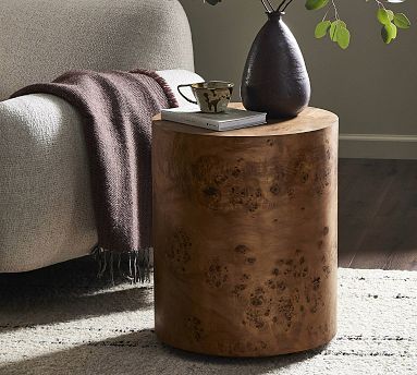Crescent Round End Table (18") | Pottery Barn