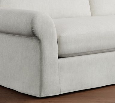 PB Comfort Modern Roll Arm Replacement Slipcovers Pottery Barn