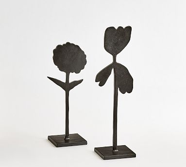 Elana Cooper Flower Object - Set of 2 | Pottery Barn