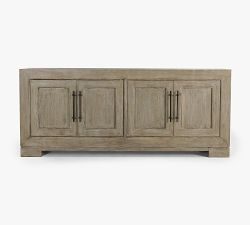 Mila Reclaimed Wood Media Console (102") | Pottery Barn