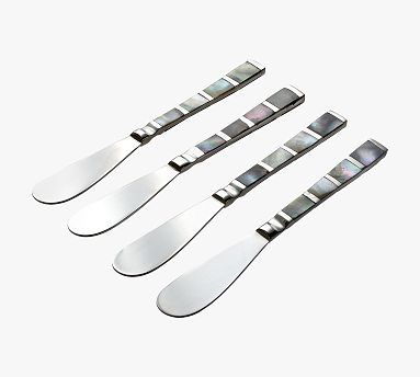 Luster Handcrafted Stainless Steel Cheese Spreaders - Set of 4 ...