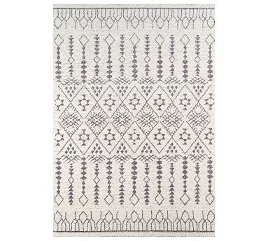 Ivory/Grey Gaia Rug | Patterned Rugs | Pottery Barn