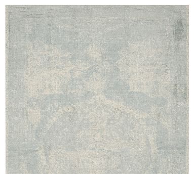 Porcelain Blue Barret Printed Rug | Patterned Rugs | Pottery Barn