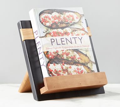 Handmade Reclaimed Wood Cookbook Holders | Pottery Barn