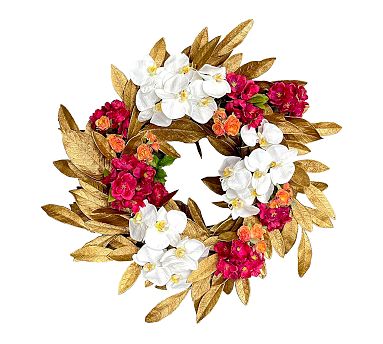 Handcrafted Faux Harmony Wreath | Pottery Barn