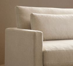 Westwood Slim Arm Deep Seat Swivel Chair | Pottery Barn