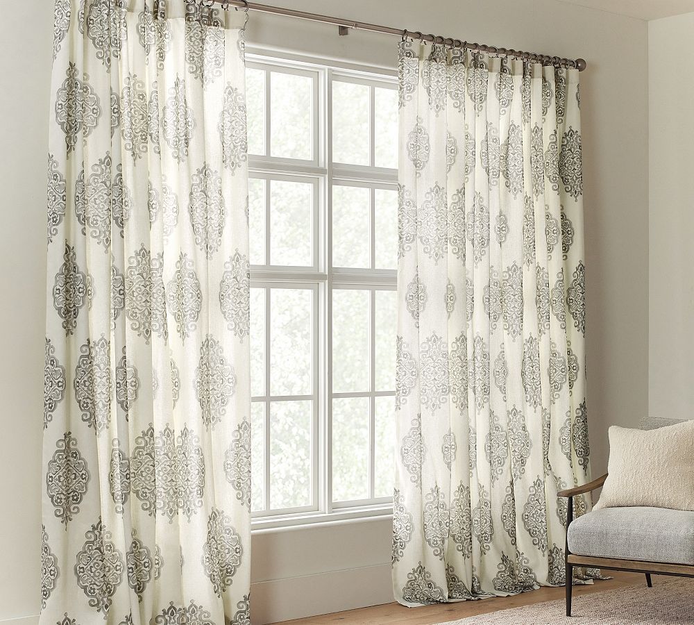 Open Box: Asher Medallion Curtain | Pottery Barn