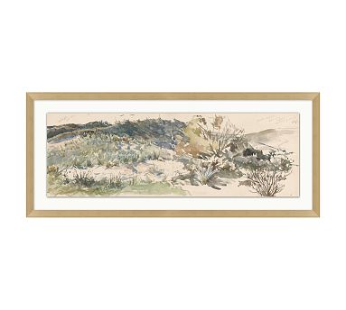 Watercolor Flora Study Framed Print | Pottery Barn