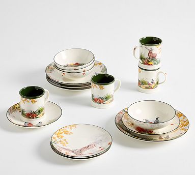 Fantastical Forest Stoneware Dinnerware Sets | Pottery Barn