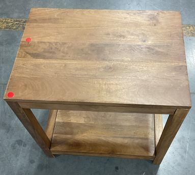 Open Box: Nicasio Side Table, 22" Rectangular - Antique Umber | Pottery Barn