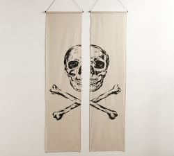 Skeleton Banner - Set of 2 | Pottery Barn