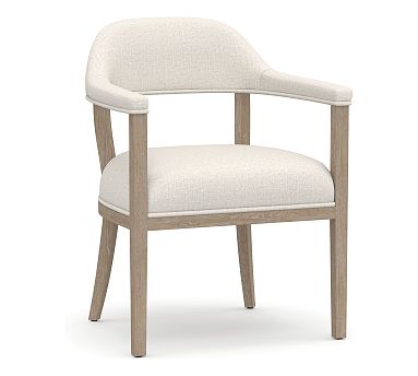 Open Box: Windom Upholstered Dining Chair - Ivory, Performance ...
