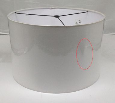 Open Box: Gallery Linen Straight-Sided Drum Lamp Shade, Large - 17 ...