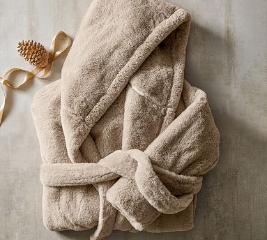 Double Sided Faux Fur Robe | Pottery Barn