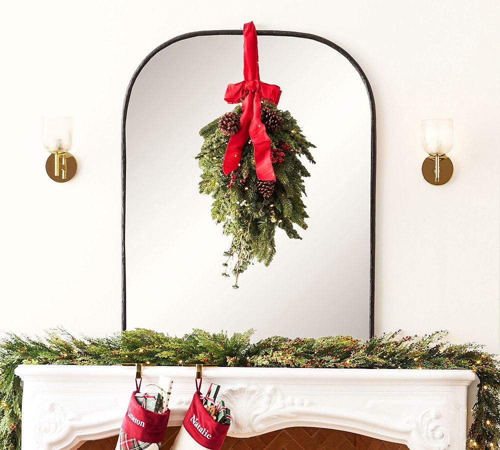 Faux Lit Avant Garde Swag | Pottery Barn