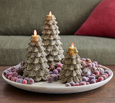 Open Box: Premium Flickering Flameless Tree | Pottery Barn