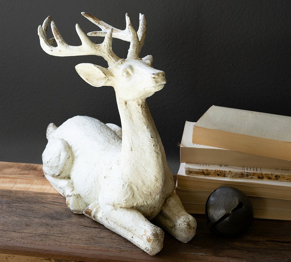 Sitting Stag Decorative Object | Pottery Barn