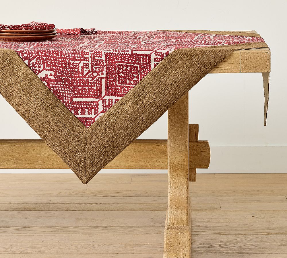 Fez Cotton Table Throw | Pottery Barn
