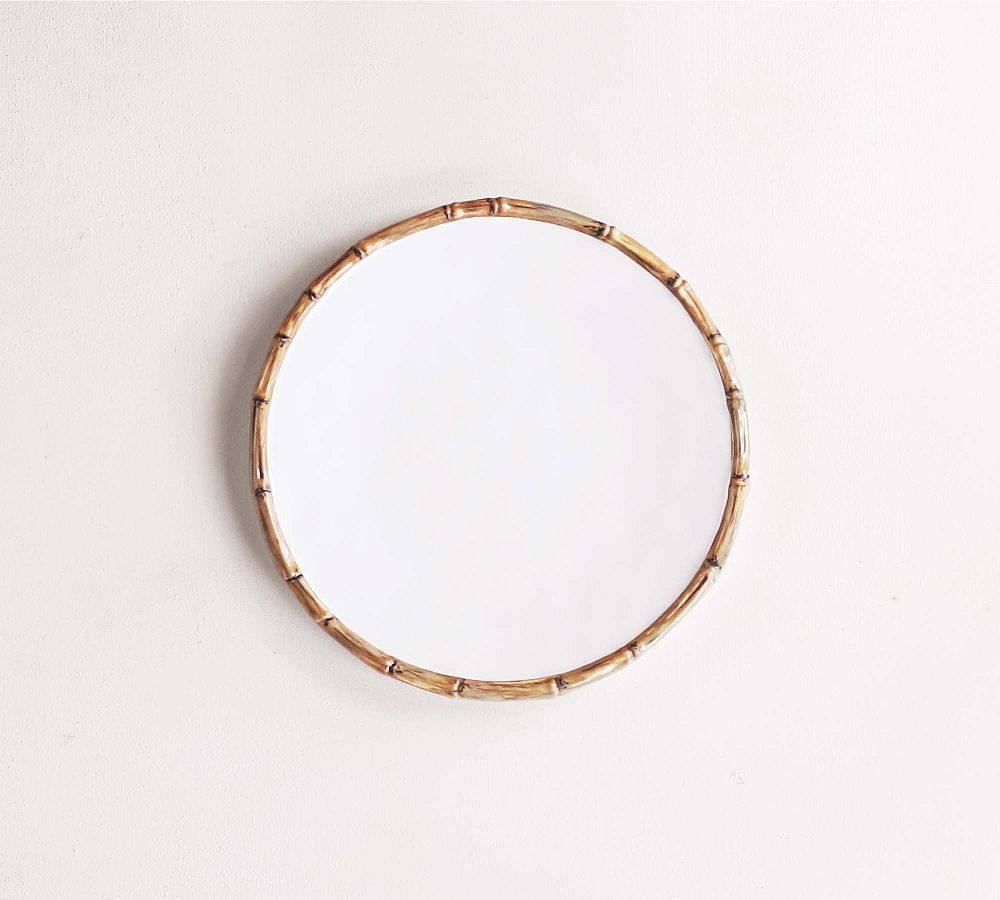 Open Box: Bamboo Outdoor Melamine Dinner Plates, 9", Set of 4 - Natural ...
