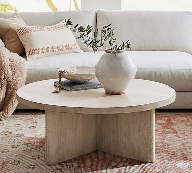 Open Box: Cayman Round Coffee Table | Pottery Barn