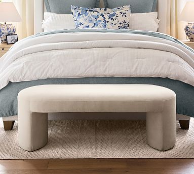 Kennedy Upholstered Bench | Pottery Barn