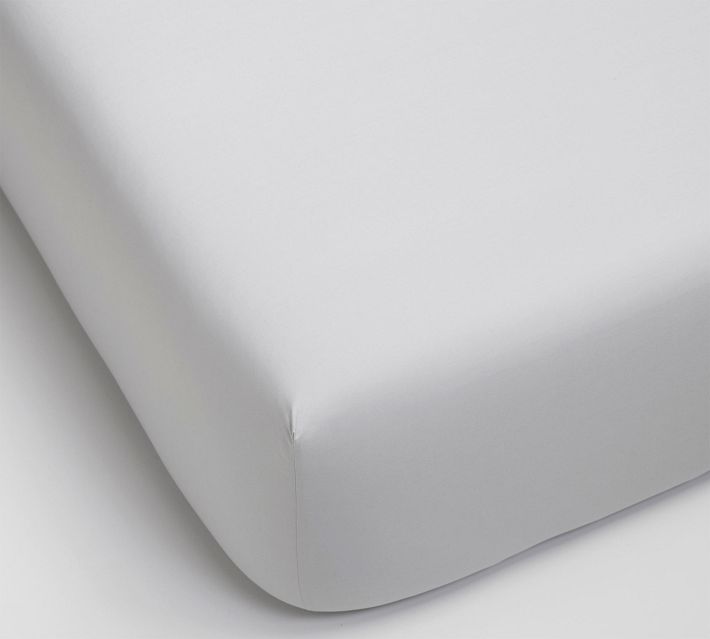 400-Thread-Count Organic Percale Sheet Set | Pottery Barn