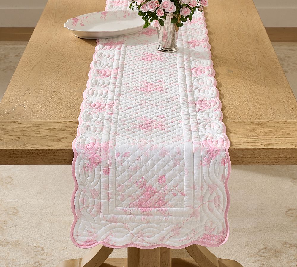 LoveShackFancy Rose Table Runner | Pottery Barn