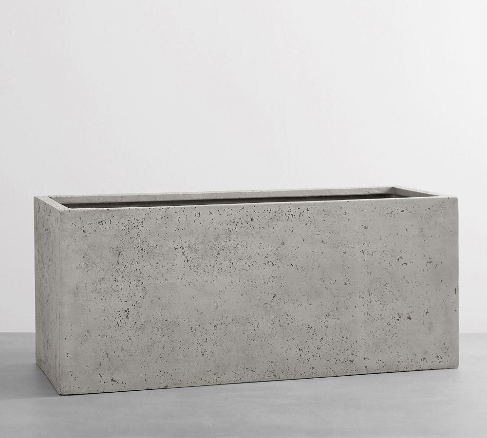 Open Box: Mission Square Planter, Long Box (38"W x 15"D x 16.5"H ...
