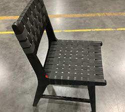 Open Box: Abbott FSC® Acacia Woven Outdoor Dining Side Chair ...