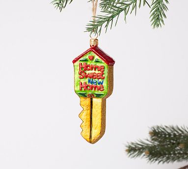 Open Box: Handmade Heirloom New Home Key Ornament | Pottery Barn