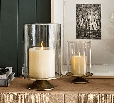 Gavin Hurricane Candle Holder | Pottery Barn