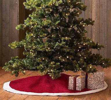 Classic Velvet Tree Skirt | Pottery Barn