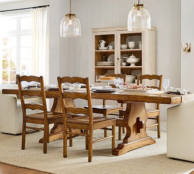 Lyon Extendable Dining Table (76”–112”) | Pottery Barn