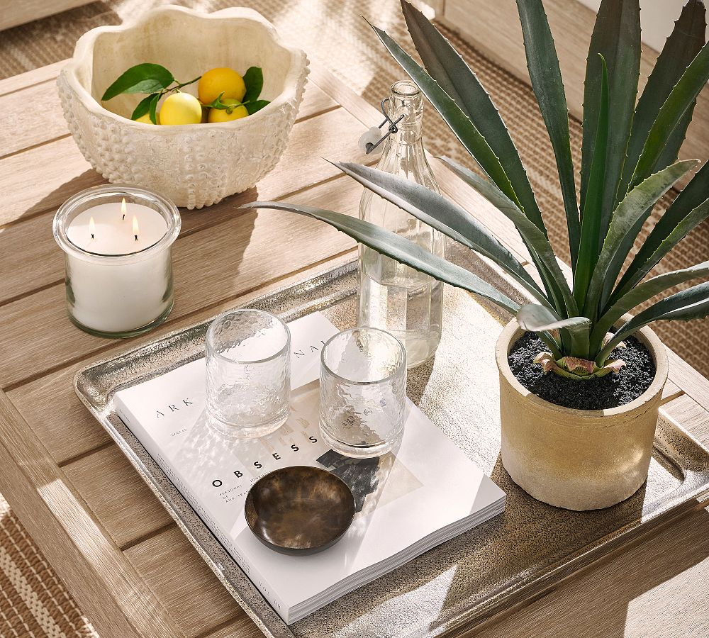 Antique Silver Square Tray | Pottery Barn