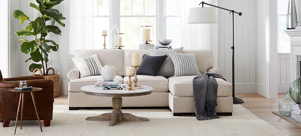 Townsend Alexandra Living Room | Pottery Barn