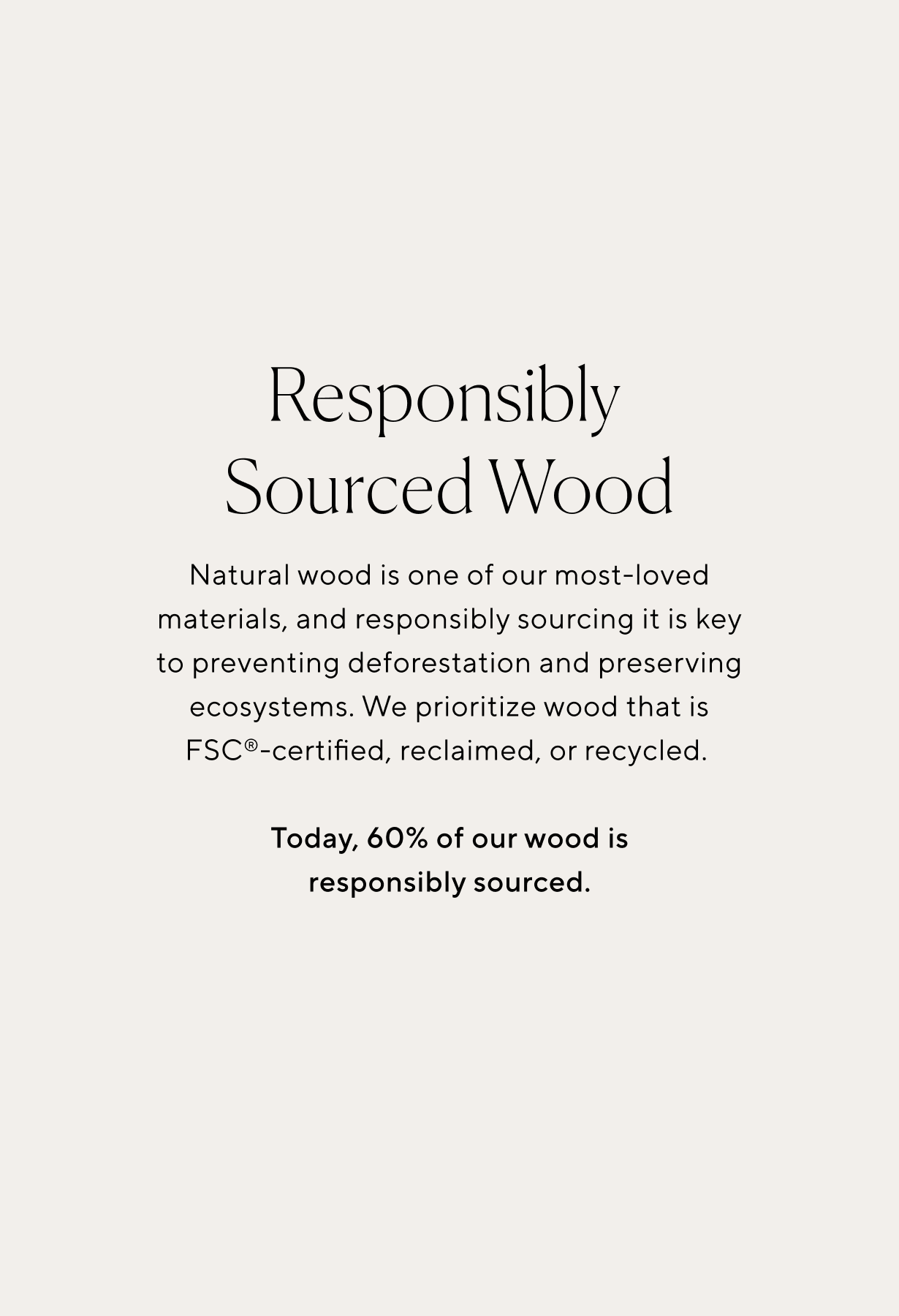 Responsibly Made - Sustainability Commitments | Pottery Barn