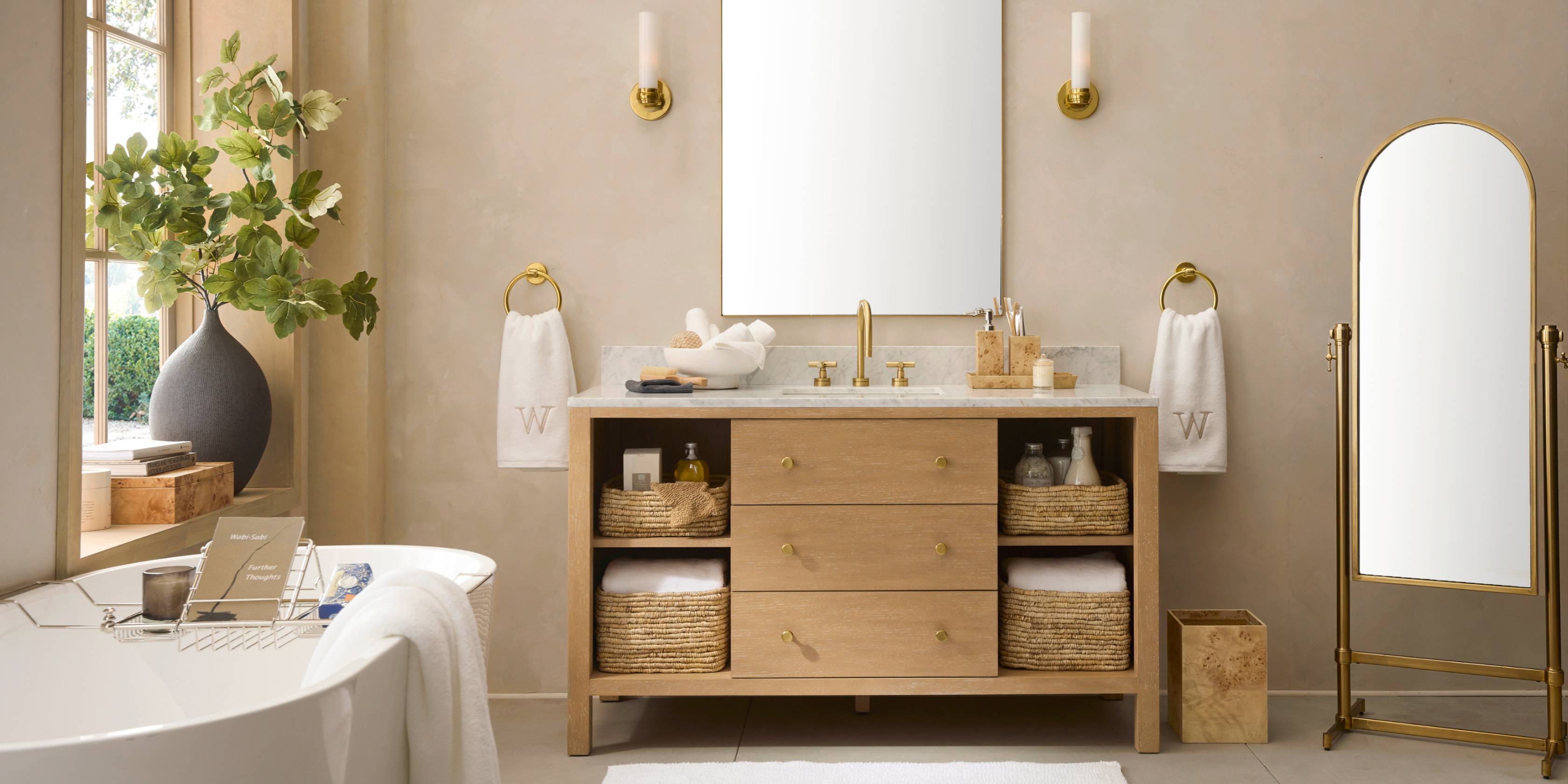 Calistoga Vanity Bathroom | Pottery Barn