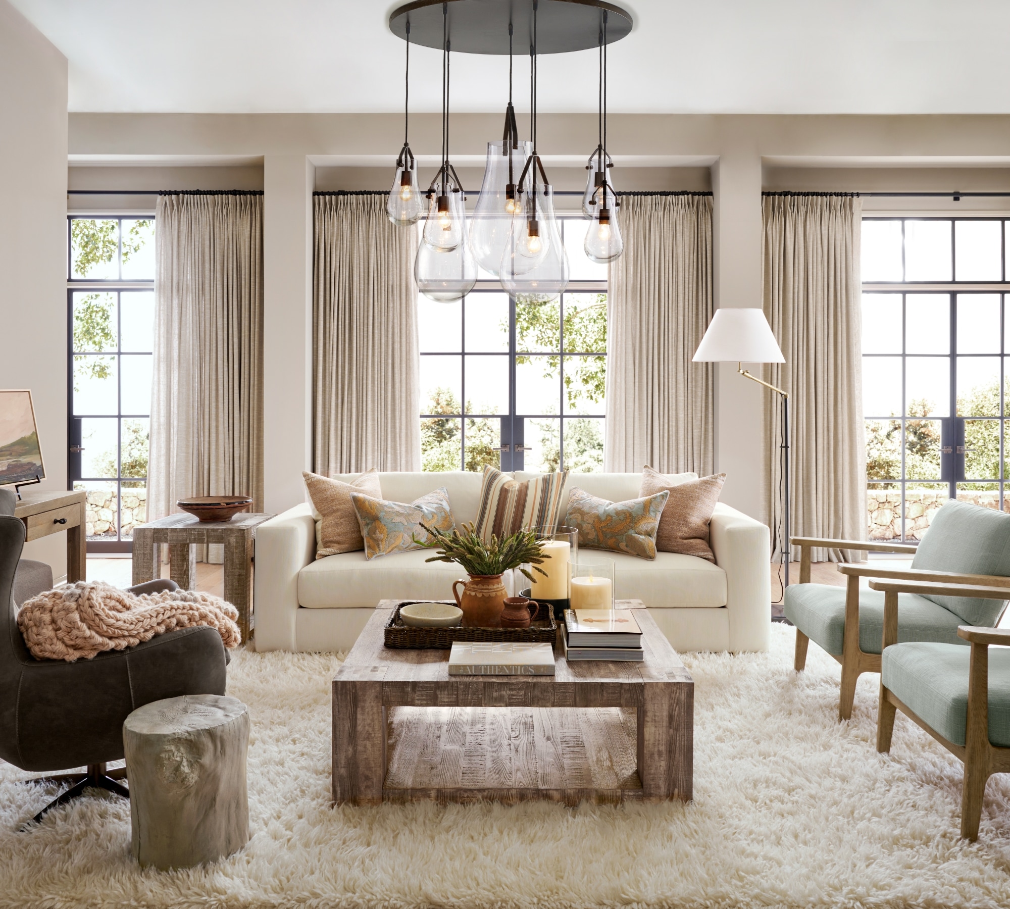 Pottery barn end tables living room store